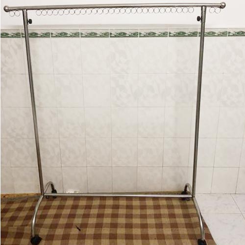 Cây phơi đồ Inox đôi có bánh xe giá rẻ | Gianphoinhapkhau.org